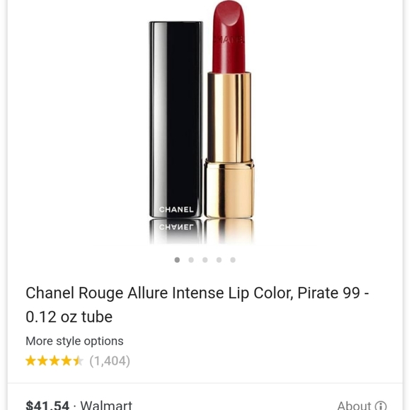 Makeup | Chanel Rouge Allure Luminous Intense 99 Pirate | Poshmark